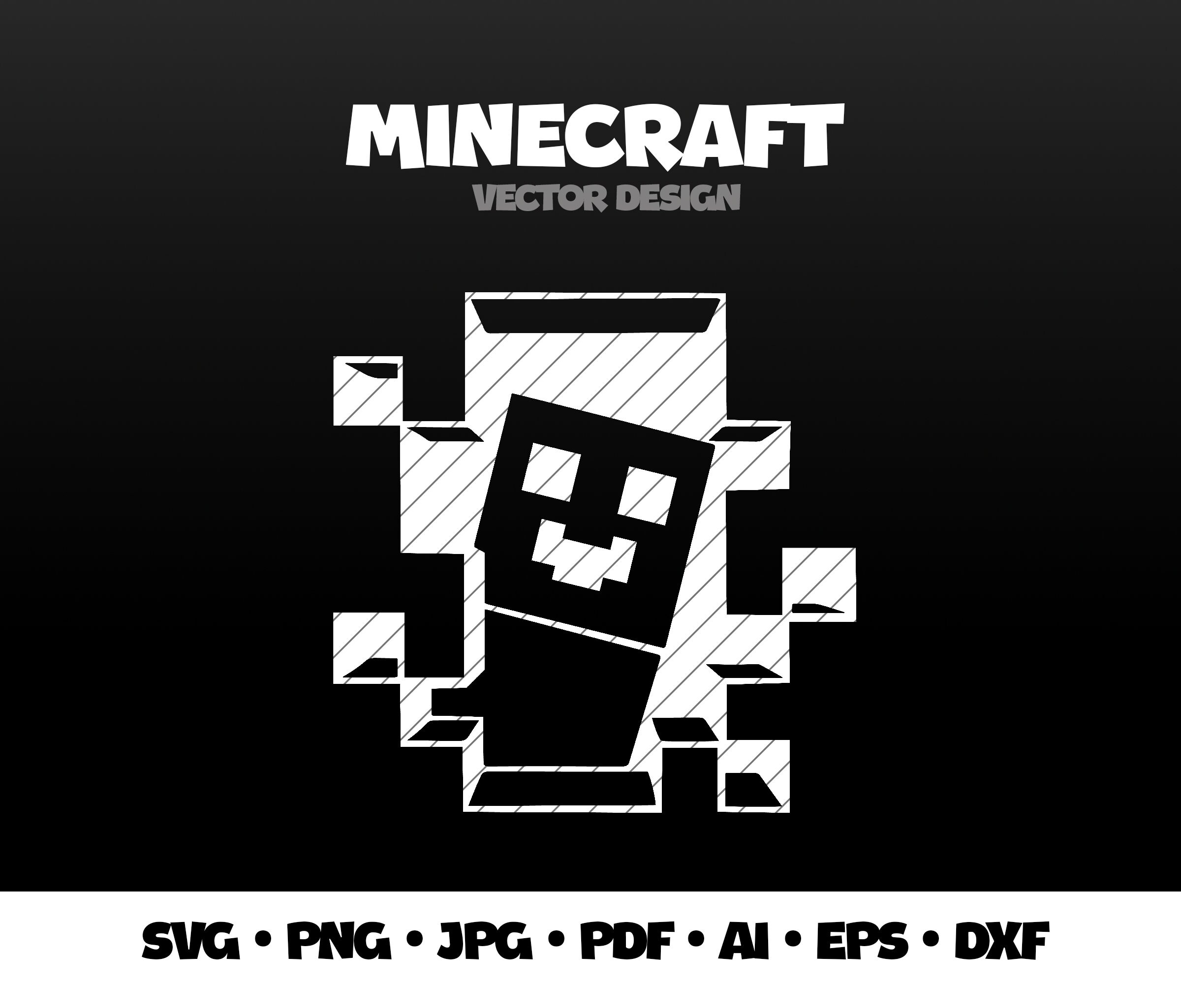 Minecraft Video Game Svg Bundle Gaming Clipart Digital Minecraft ...
