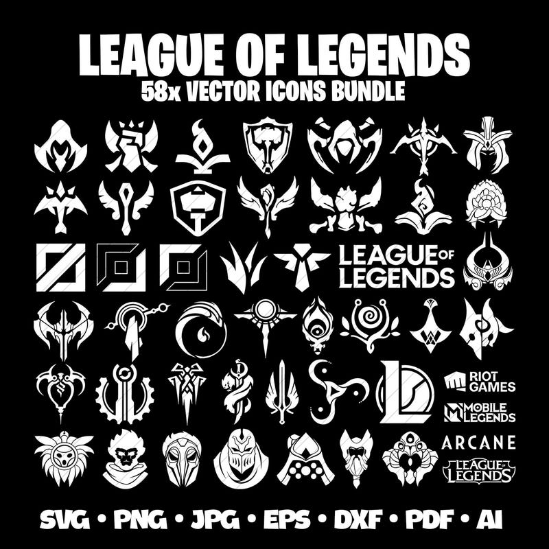 League of Legend Icons - Etsy