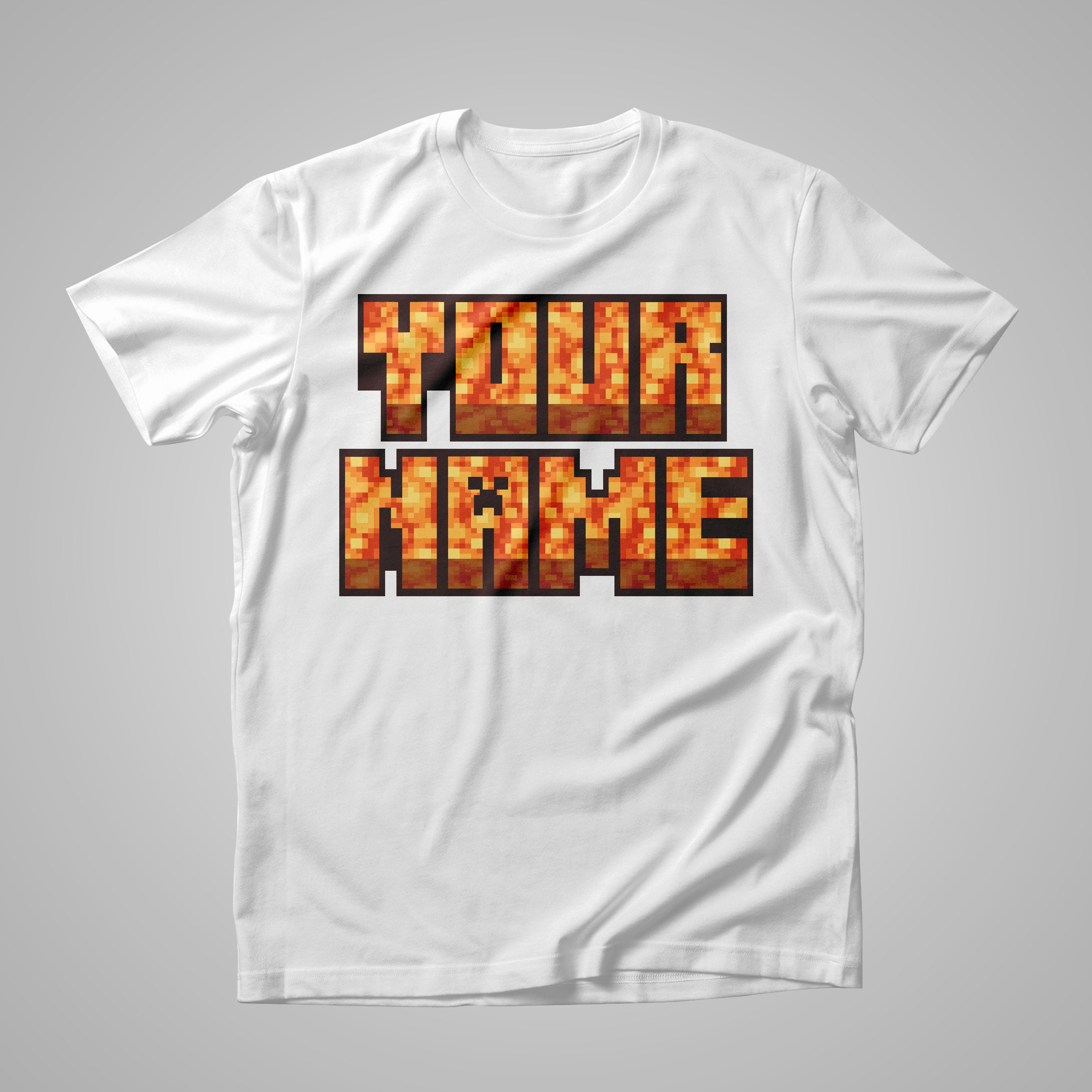 Minecraft Lava Font Svg Bundle Minecraft Alphabet Printable Minecraft ...