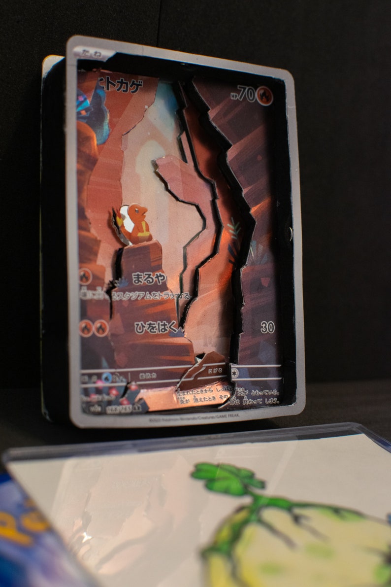 Charizard Ex Alt Art Evolutions 3D Pokémon Cards 151 201/165 - Etsy