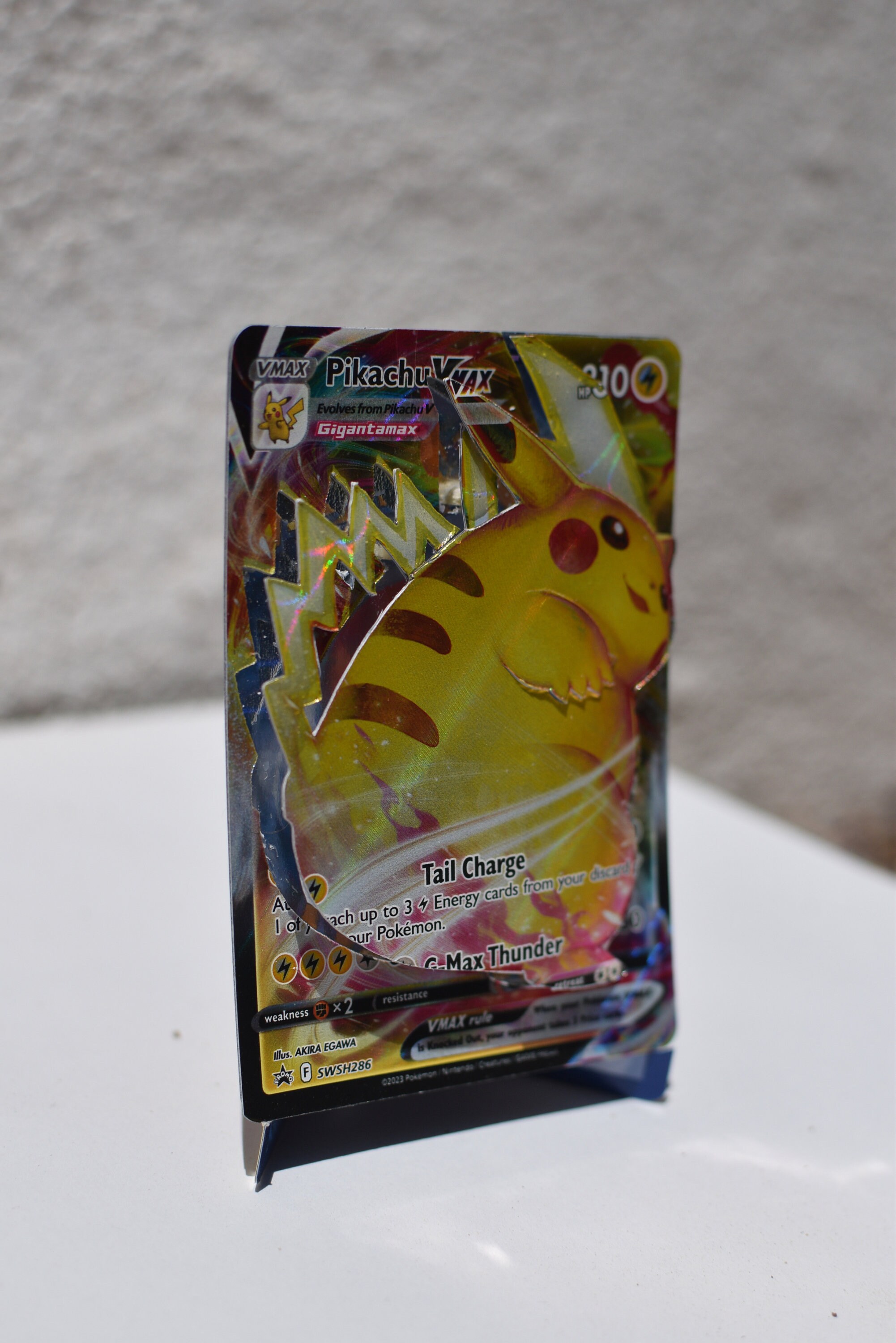 Pikachu Vmax 3D Pokémon Card SWSH 286 - Etsy