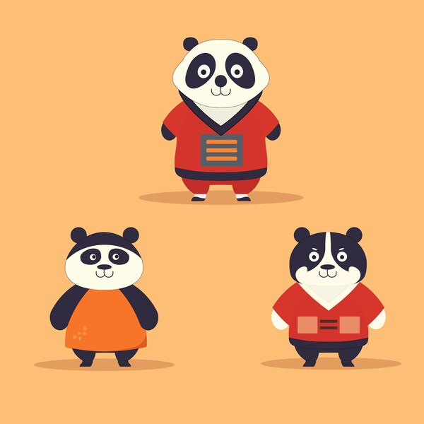 Kung Fu Panda Wall Stickers - Etsy