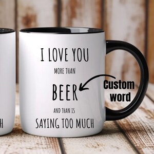Custom Text Mug Girlfriend Mug to My Soulmate Funny Gift Couples Mugs ...