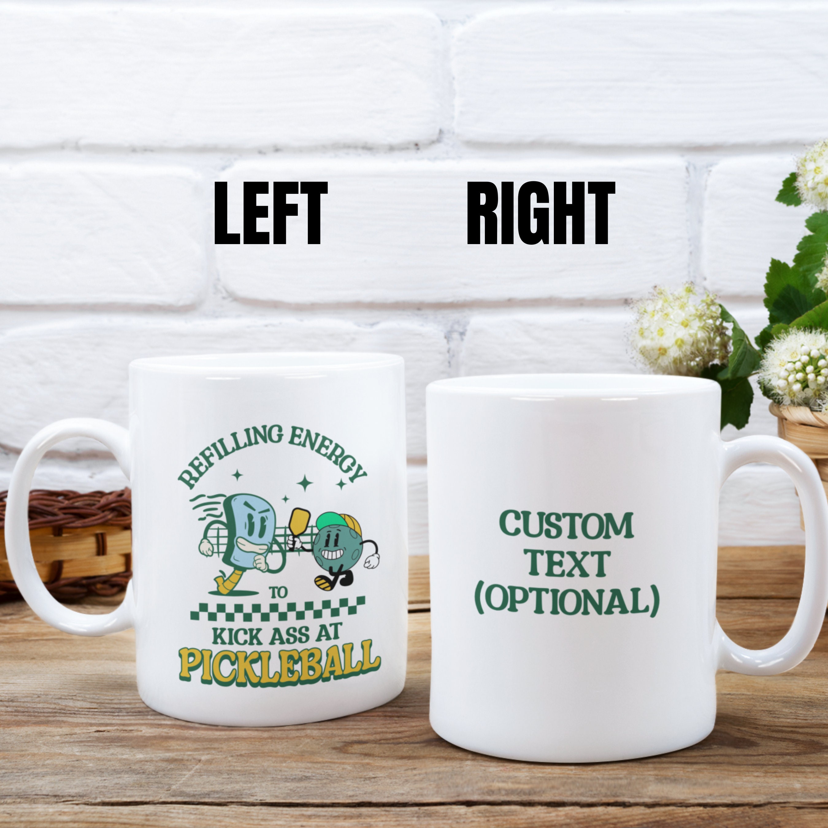 Custom Pickleball Mug Pickleball Sayings Best Selling Mugs Pickleball ...