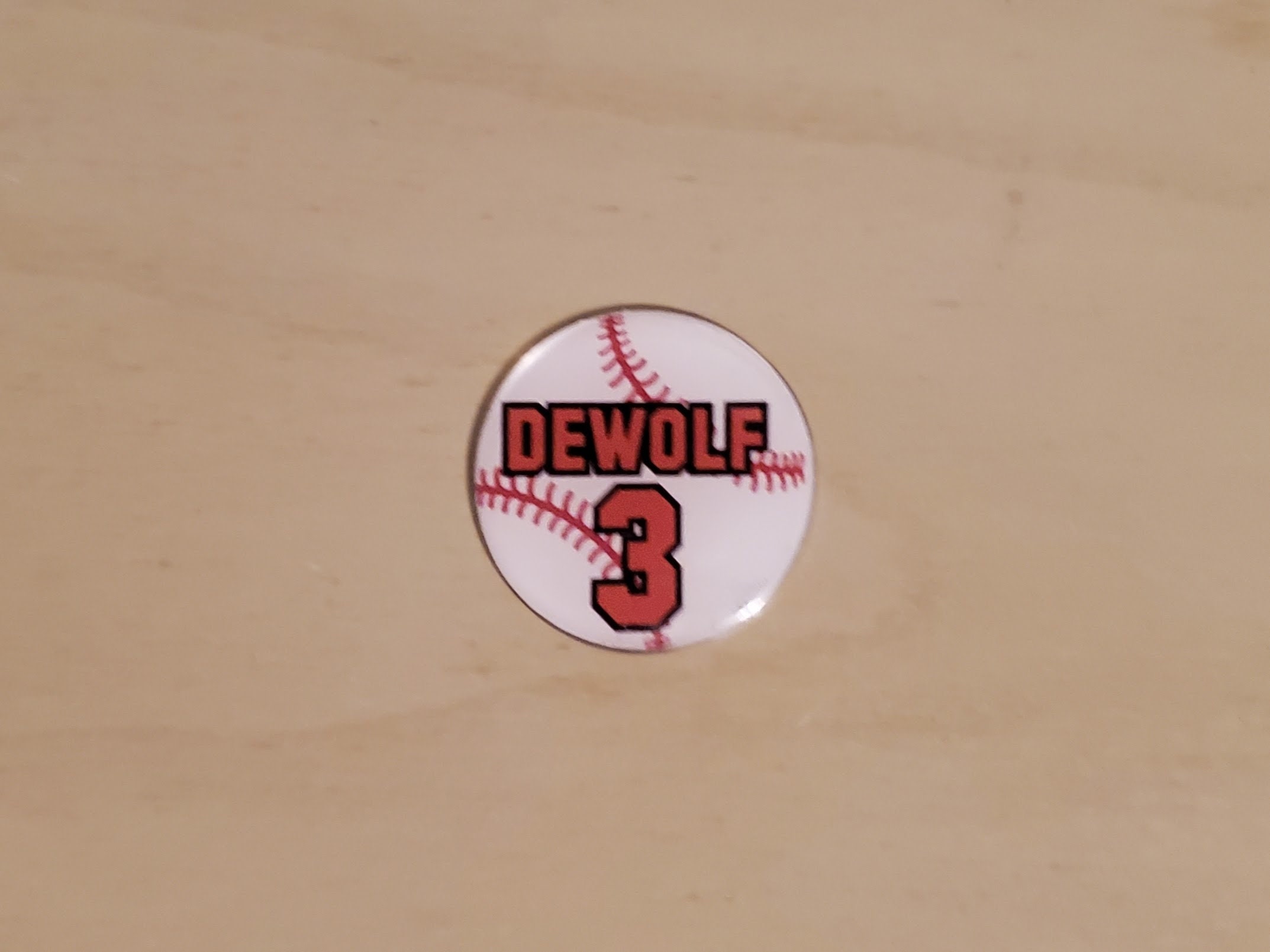 Baseball Bat Name and Number Sticker 10 Pack Discount Custom 1 Inch 3D ...