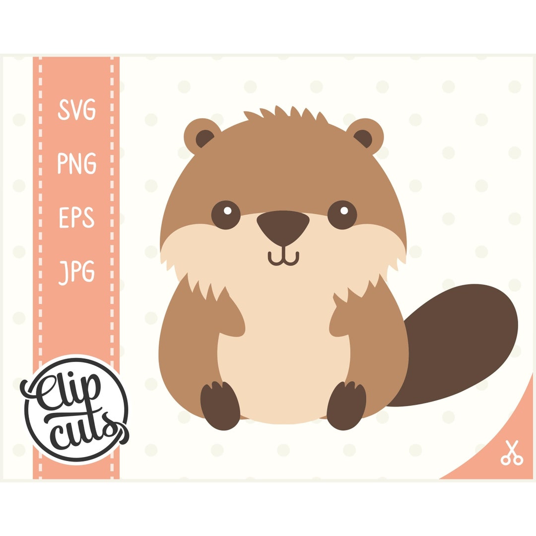 Beaver SVG, Cute Beaver Clipart PNG, Sublimation Designs, Beaver Cut ...