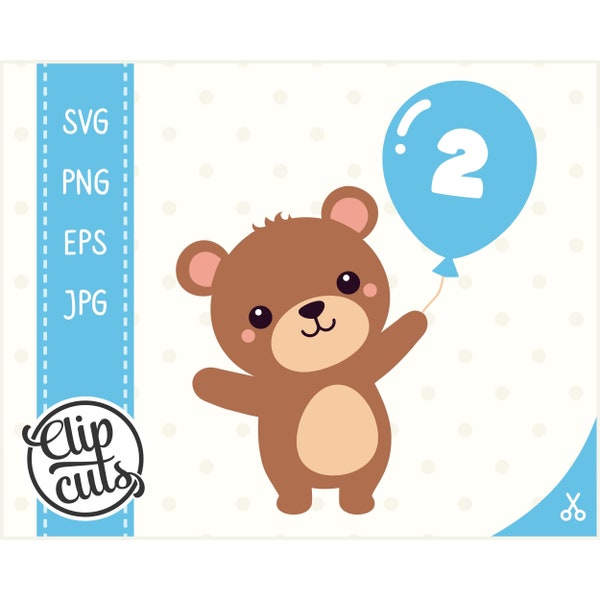 2 Years Old Clipart - Etsy