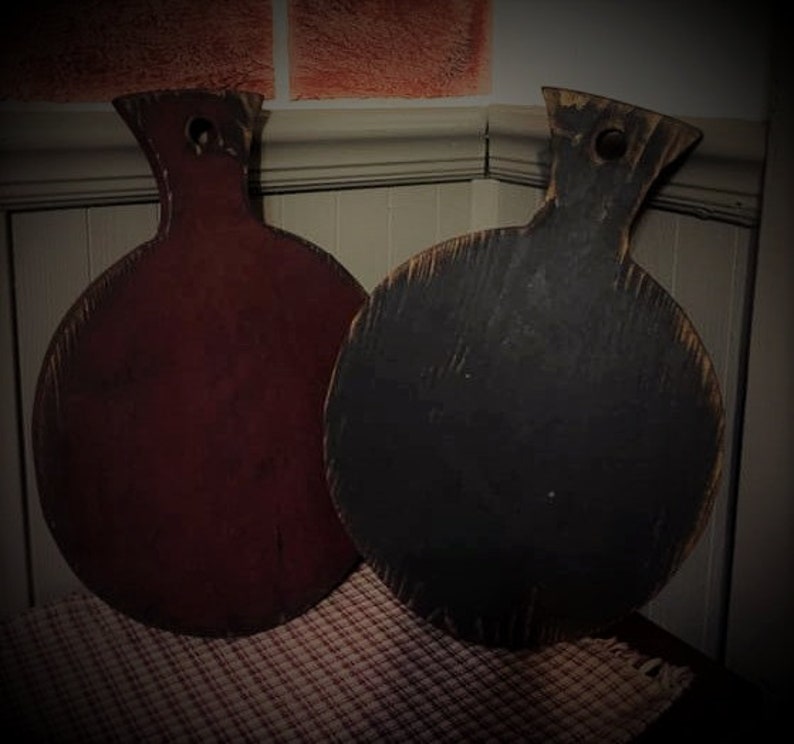 Large Primitive Wood Cutting Board - Etsy