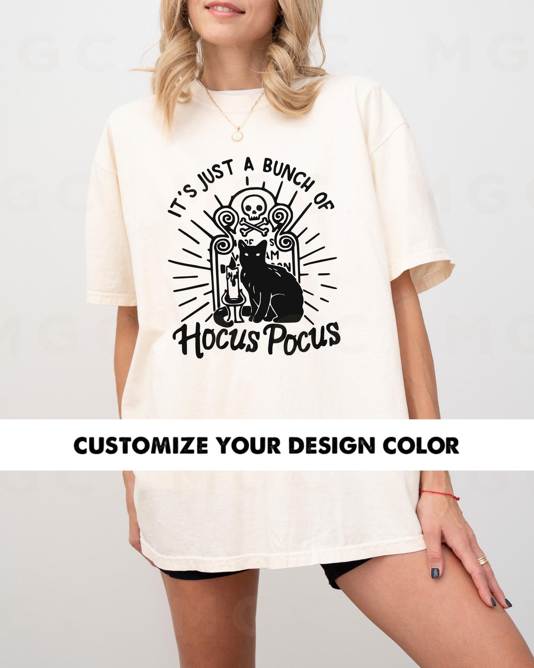 Comfort Colors Graphic Tee Bunch of Hocus Pocus Shirt, Custom Halloween ...