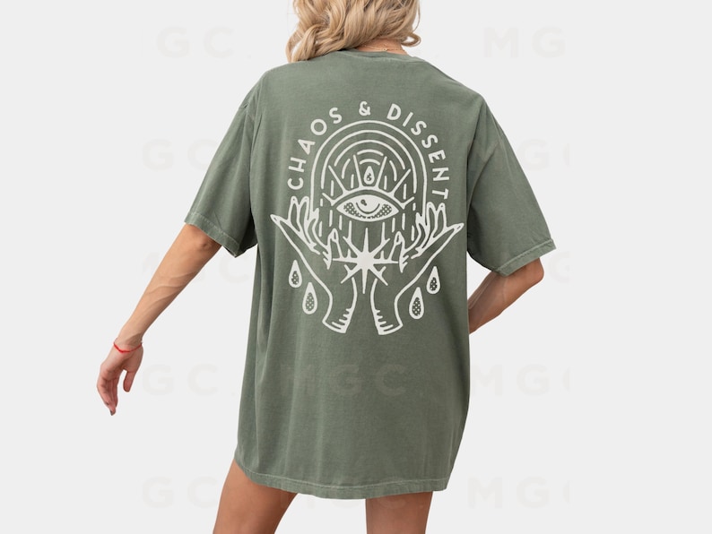 Comfort Colors Graphic Tee - Chaos and Dissent Shirt, Alternative ...