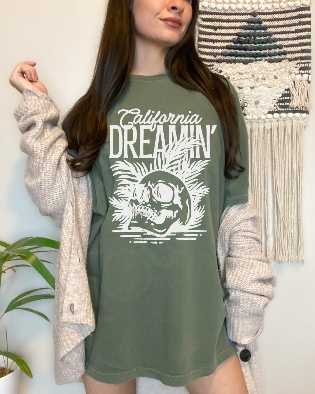 Camiseta gráfica Comfort Colors Camisa California Dreaming, camisa de ...