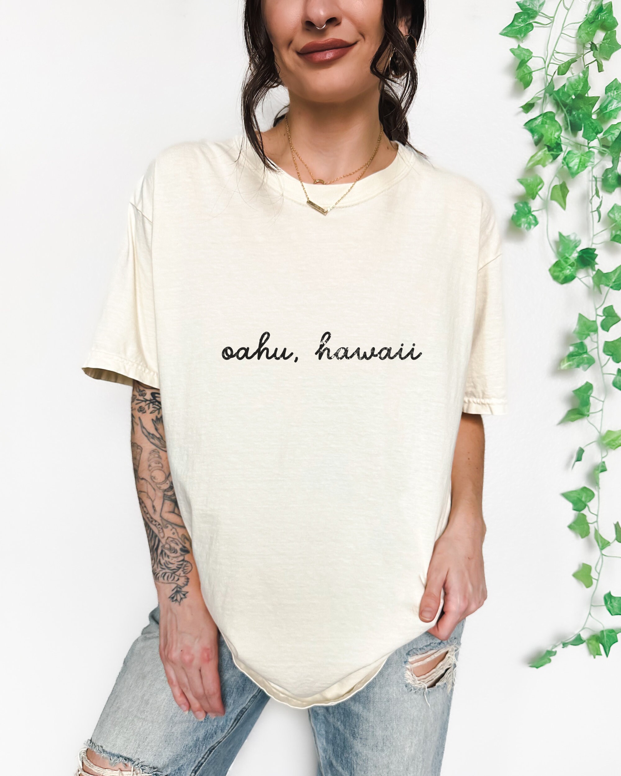 Comfort Colors Front Back Graphic Tee North Shore Surf Club - Etsy