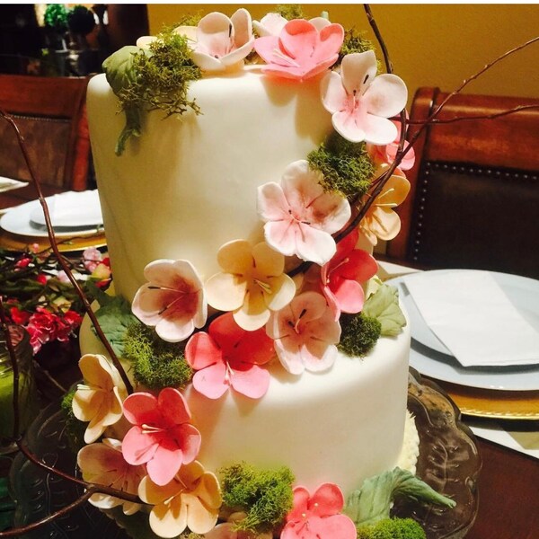 Gum Paste Blossoms - Etsy