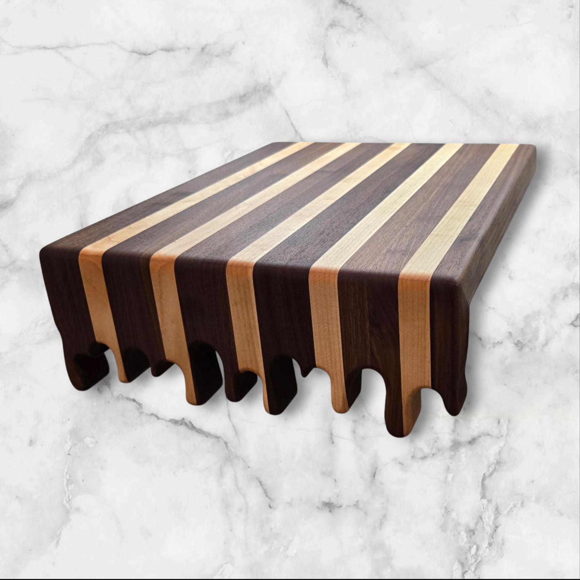 Melting Walnut and Maple Cutting Board - Etsy