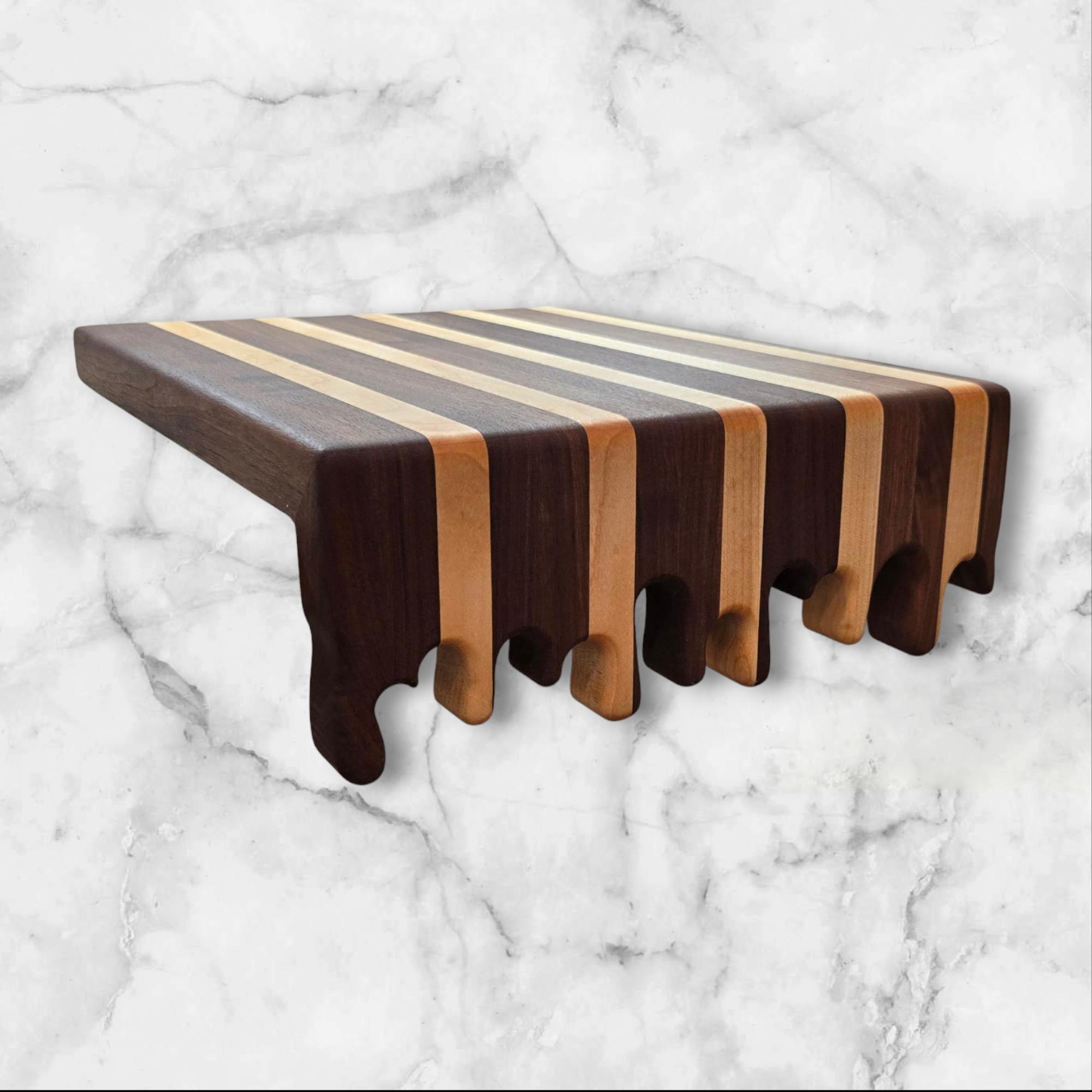 Melting Walnut and Maple Cutting Board - Etsy
