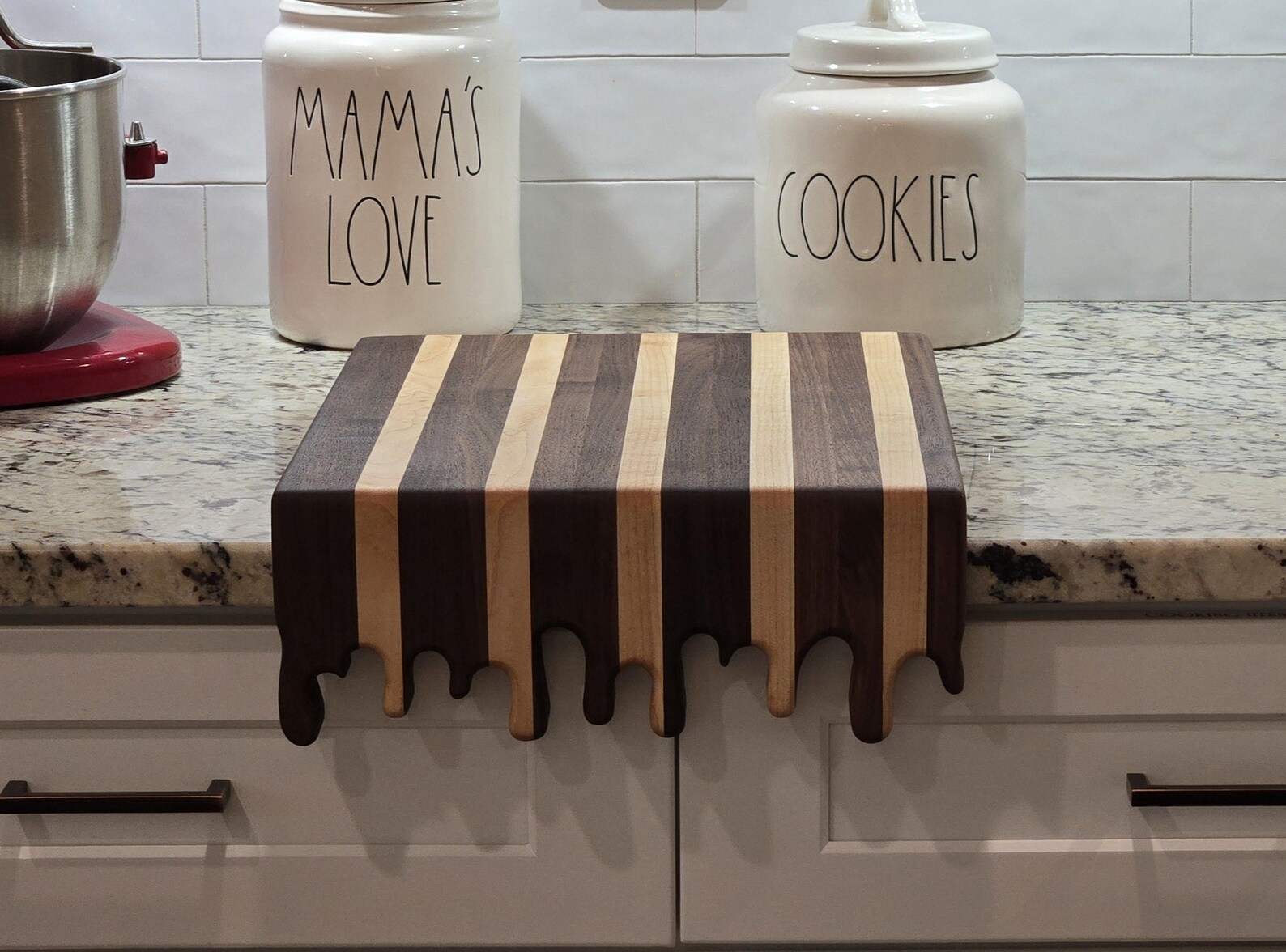 Melting Walnut and Maple Cutting Board - Etsy