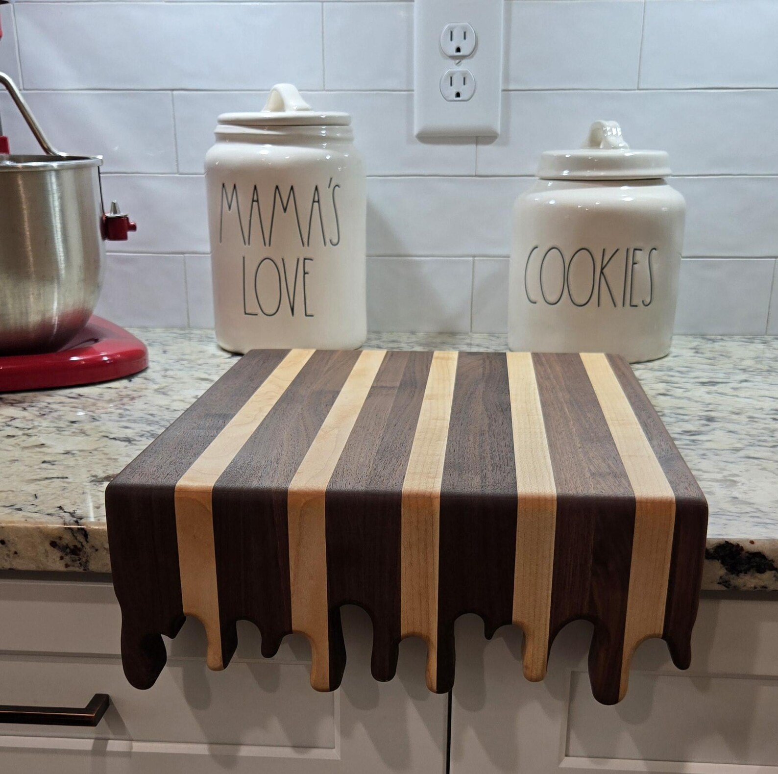 Melting Walnut and Maple Cutting Board - Etsy