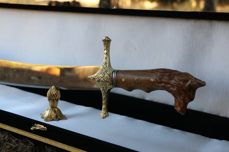 Handmade Wolf Head Zulfiqar Sword Muslim Custom Personalized - Etsy