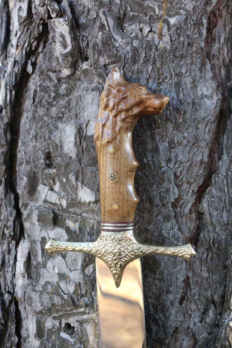 Handmade Wolf Head Zulfiqar Sword Muslim Custom Personalized - Etsy