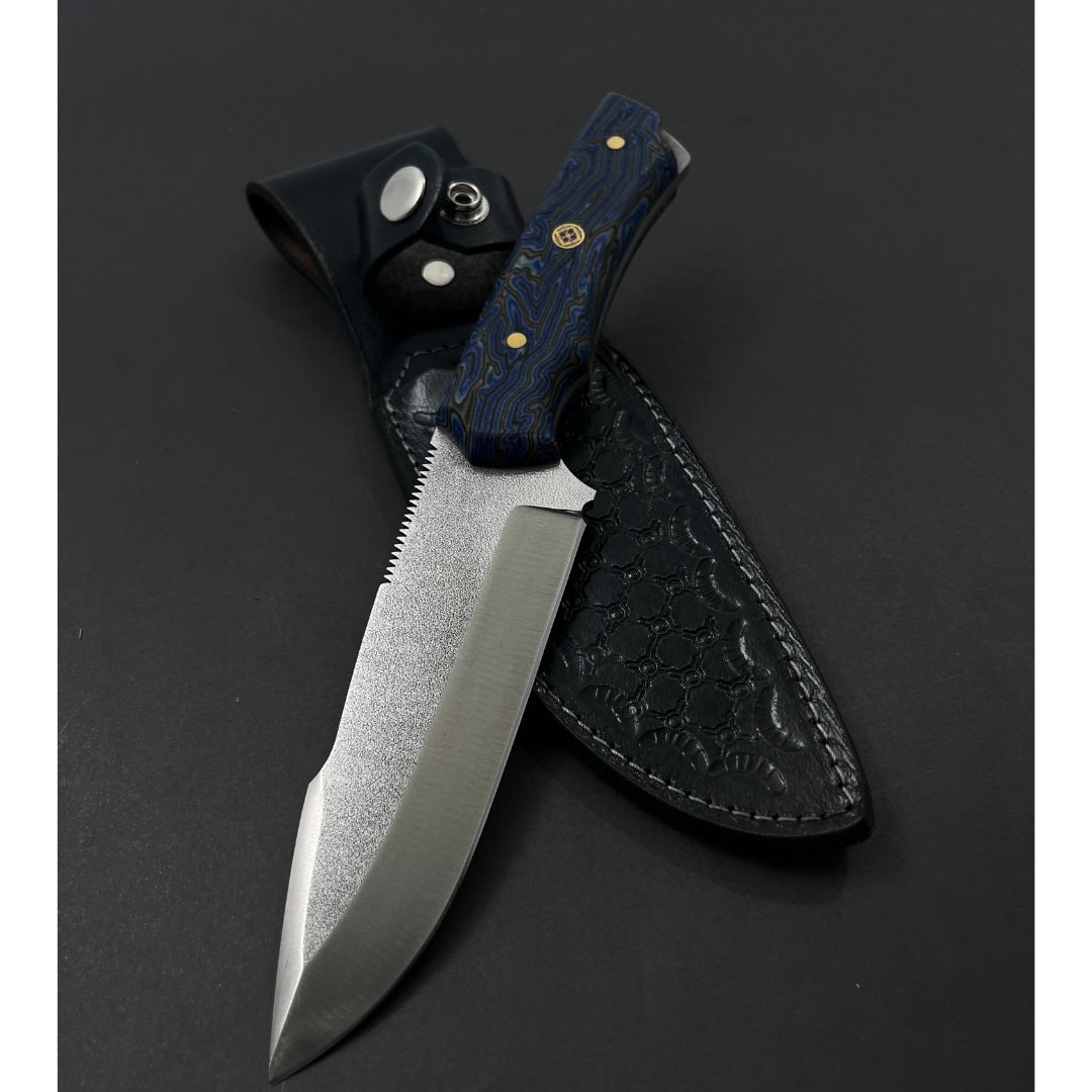 N690 Steel Bush Craft Knife Custom Gifts for Him Hunting Gifts for Men ...