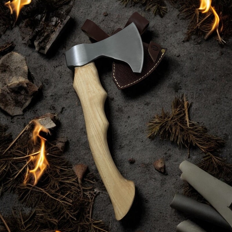 Hand Forged Hatchet - Etsy