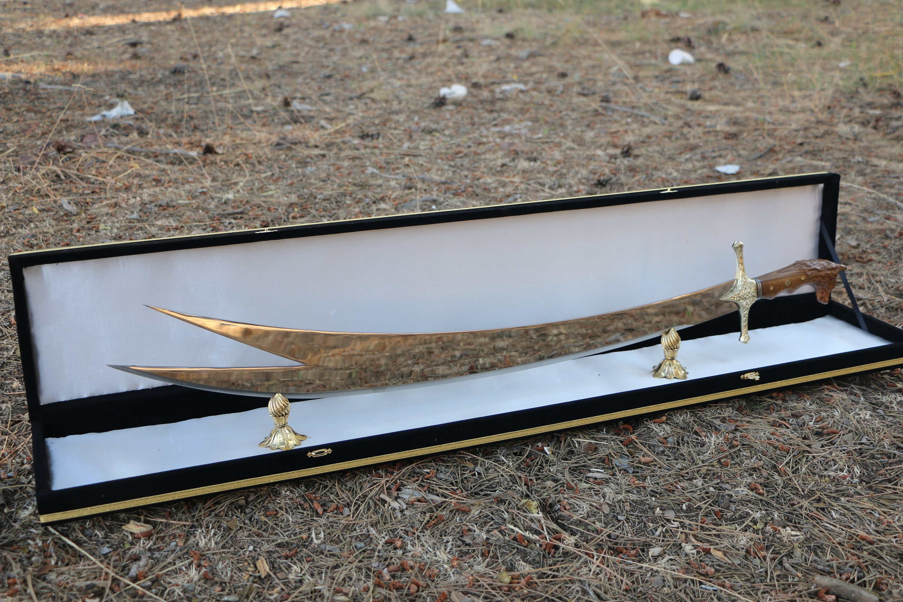 Handmade Wolf Head Zulfiqar Sword Muslim Custom Personalized - Etsy