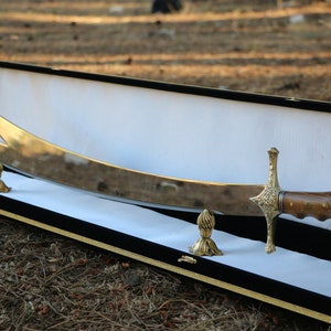 Handmade Wolf Head Zulfiqar Sword Muslim Custom Personalized Gift ...