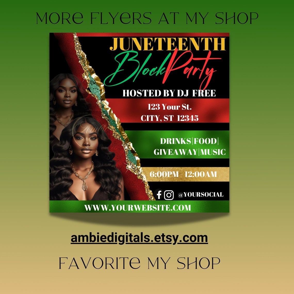Editable Juneteenth Flyer Template Juneteenth Sales Juneteenth ...
