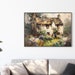 Printable Vintage Style White Cottage Oil Painting Wall Art-lovely ...
