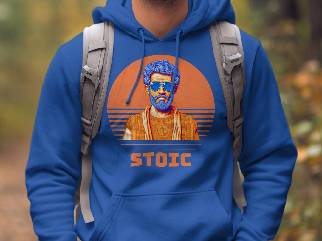 Marcus Aurelius Stoicism Hoodie Stoic Pullover Stoic - Etsy