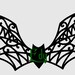 3D Printed Spooky Frilled Bat W/ Personalizing of Name and Custom ...