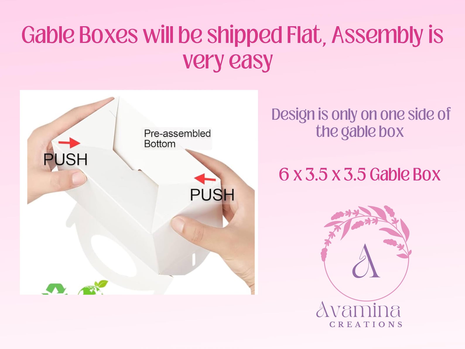 Dollhouse 3D Gable Box- Custom Gable Box - 3D- Birthday Gable Box - Party Favors- Birthday Gable ...