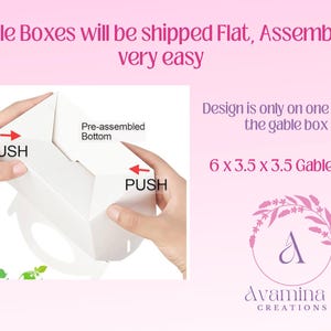 Strawberry 3D Gable Box- Shortcake-custom Gable Box - 3D- Birthday ...