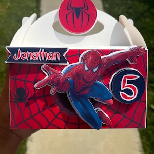 Superhero Gable Box- Superhero-custom Gable Box - 3D- Birthday Gable ...