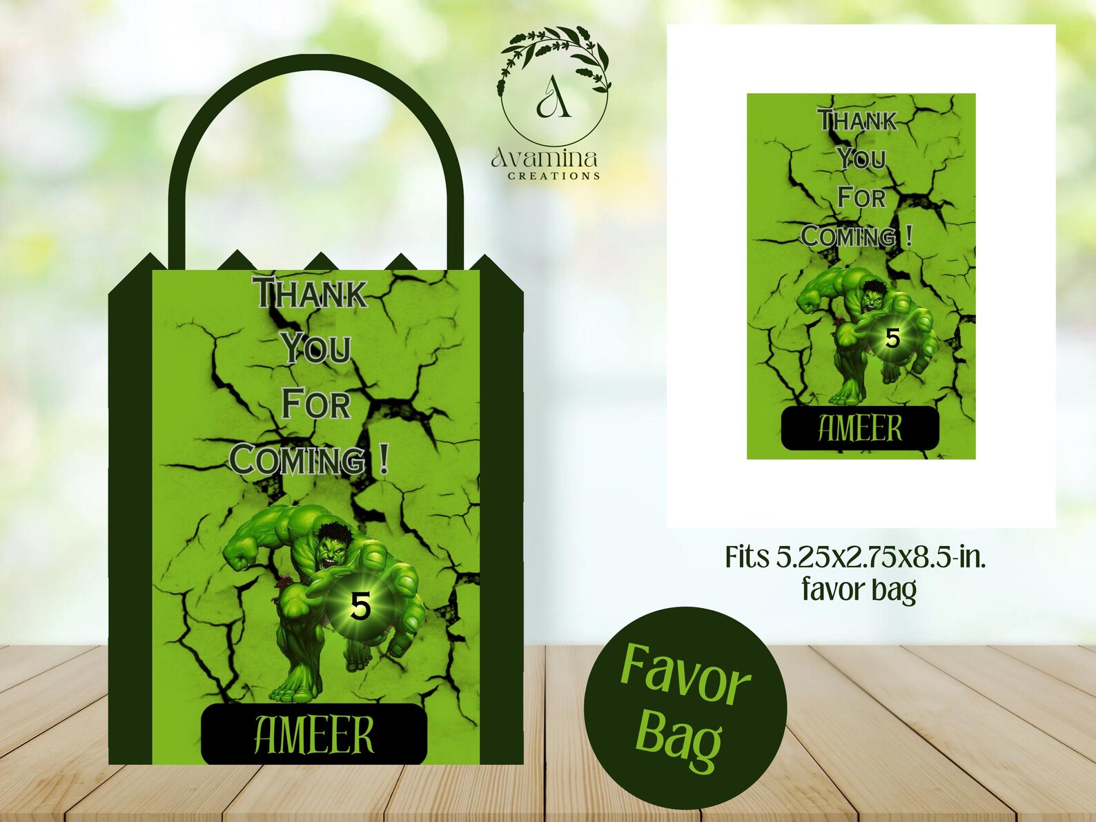 Superhero - Hulk - Party Labels - Chip Bag - Water Bottle - Candy Ring ...