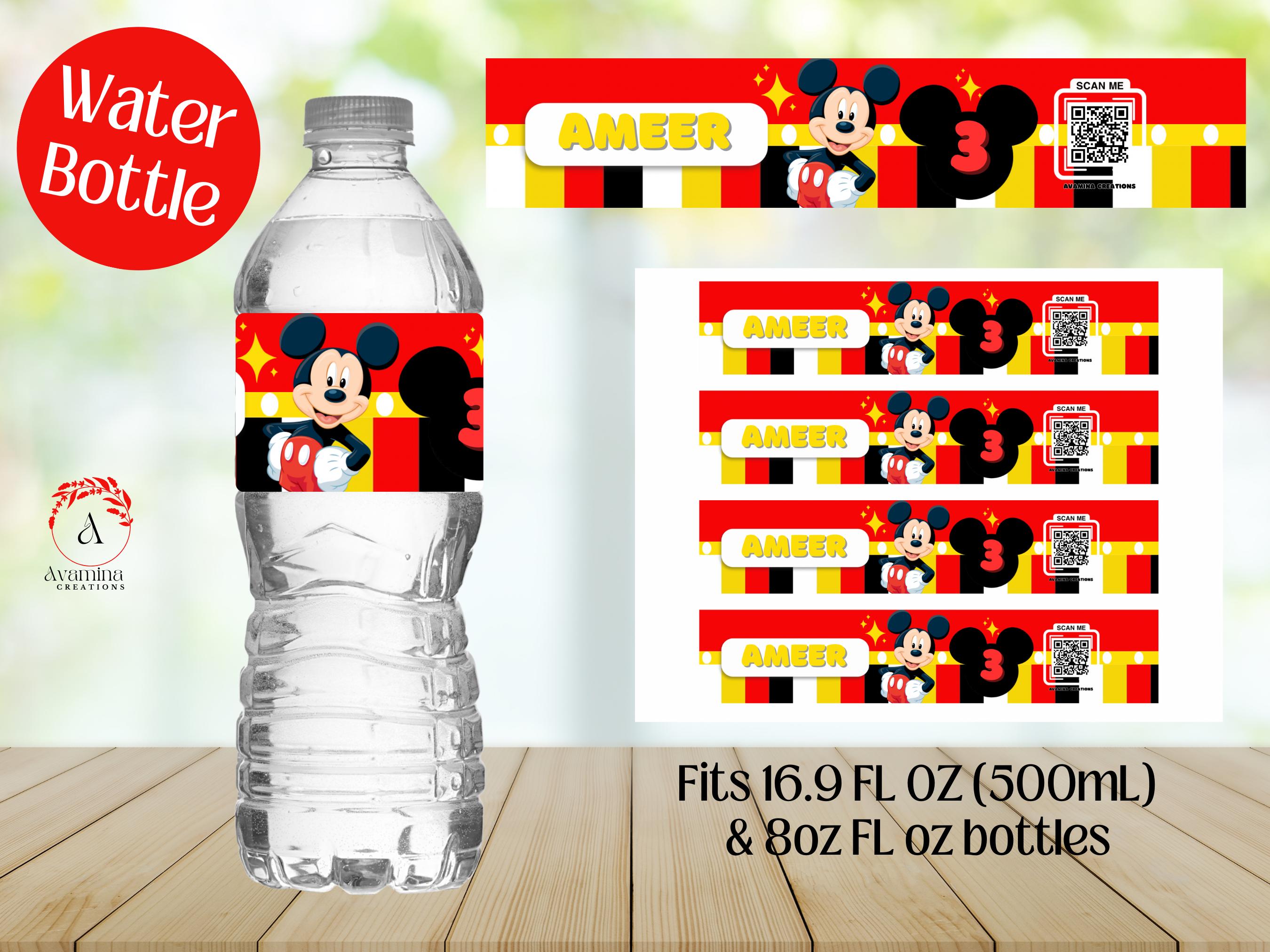 Mickey Mouse Party Labels- Mickey Birthday- Mickey Party Favors- Chip ...