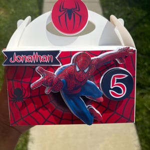 Superhero Gable Box- Superhero-custom Gable Box - 3D- Birthday Gable ...
