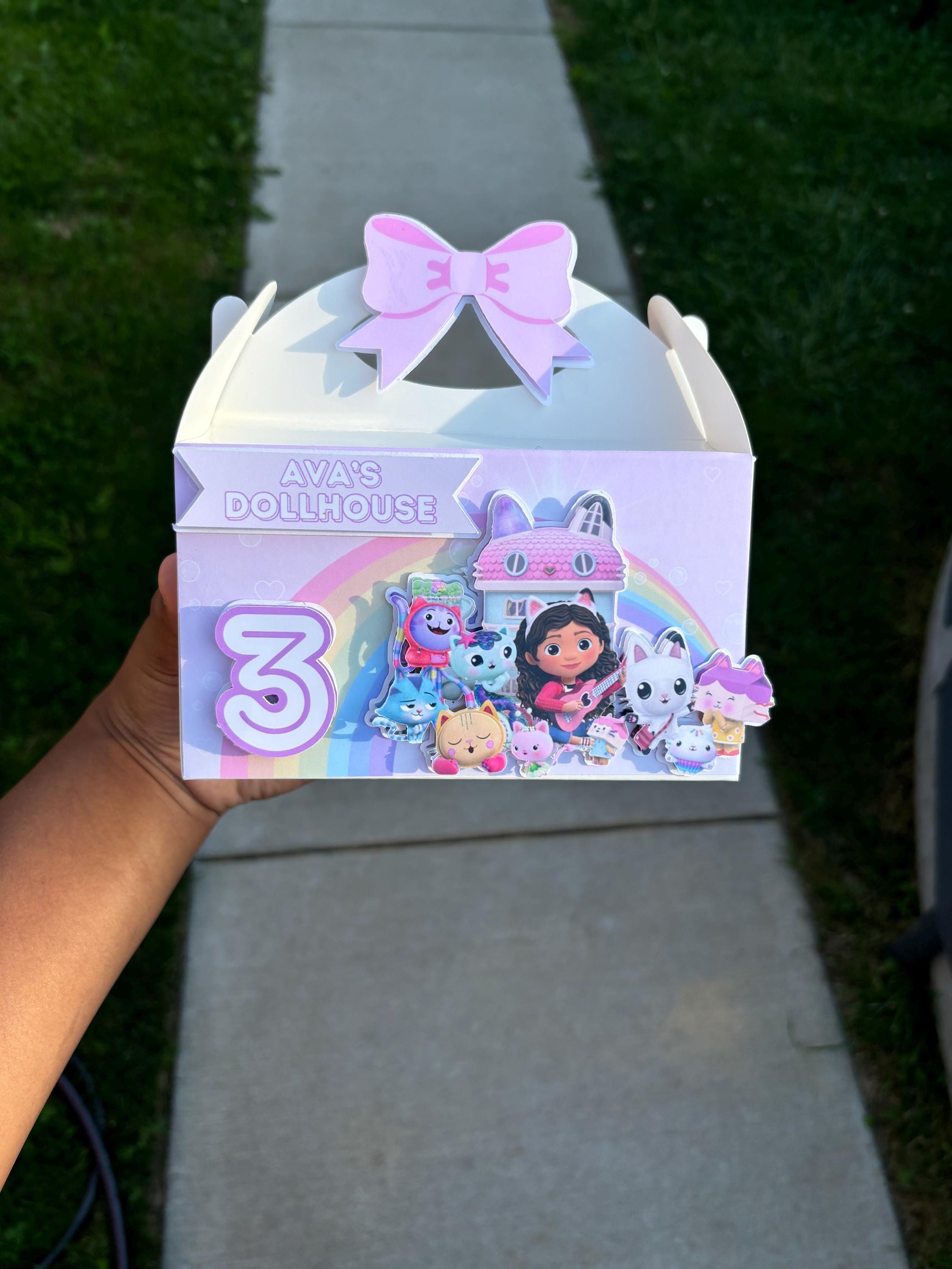 Dollhouse 3D Gable Box- Custom Gable Box - 3D- Birthday Gable Box ...