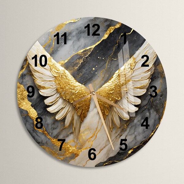 Clock With Wings - Etsy