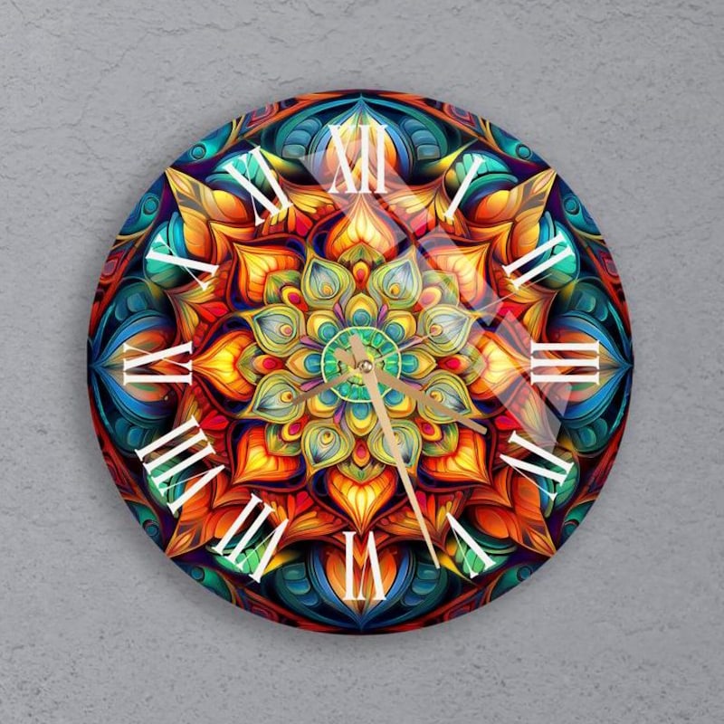 Mandala Tempered Glass - Etsy