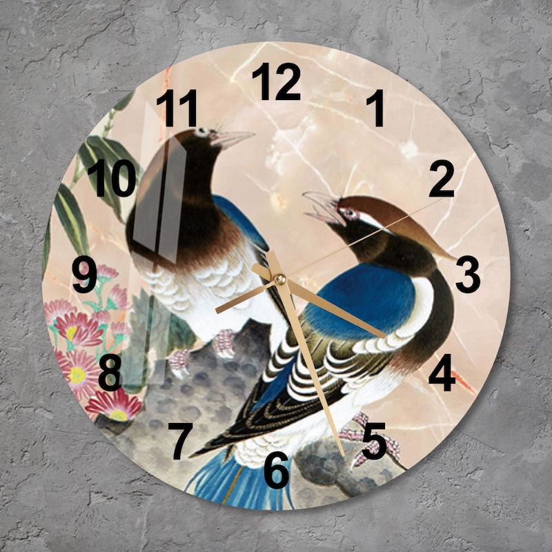 Birds Wall Clock - Etsy