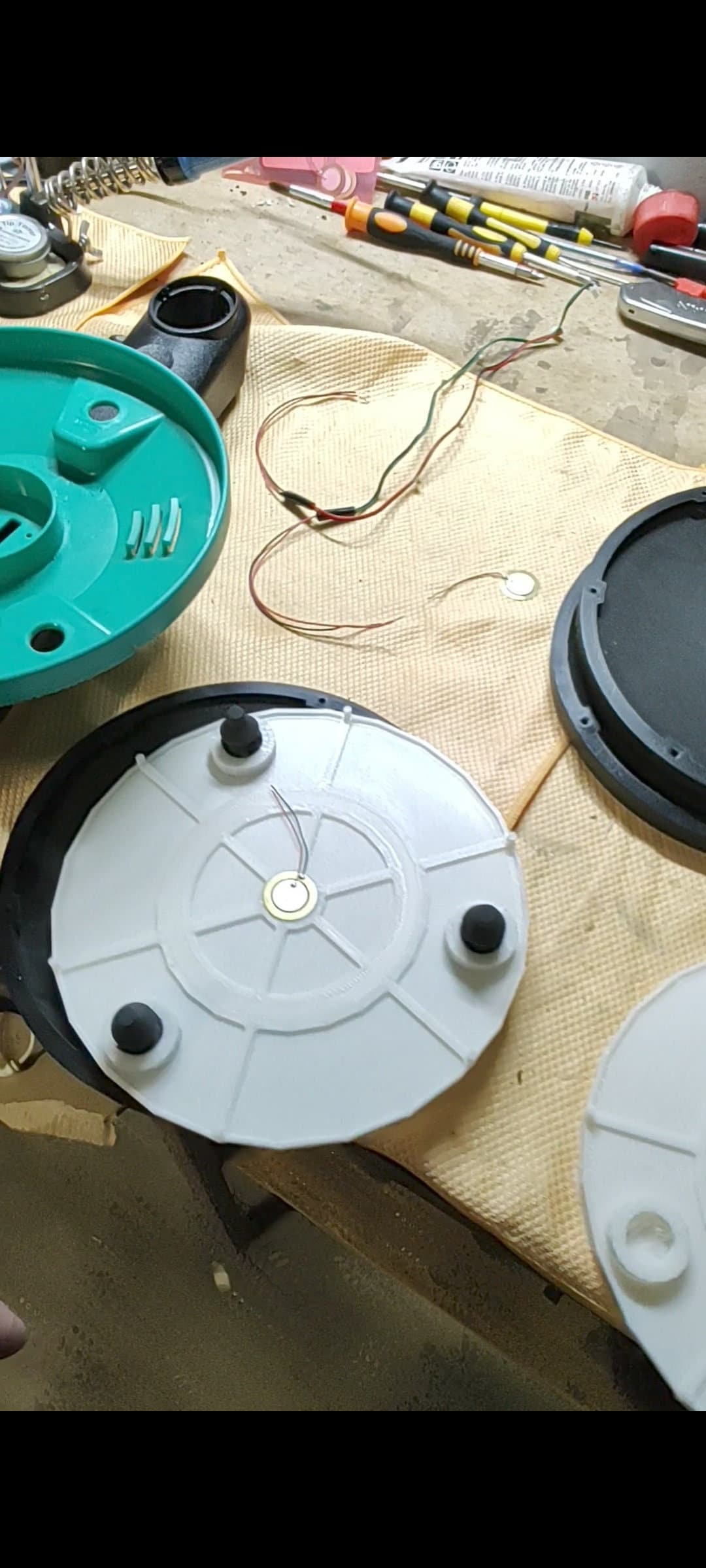 3D Printed Drum Pad Replacements With Hit Sensors for Guitar Hero - Etsy