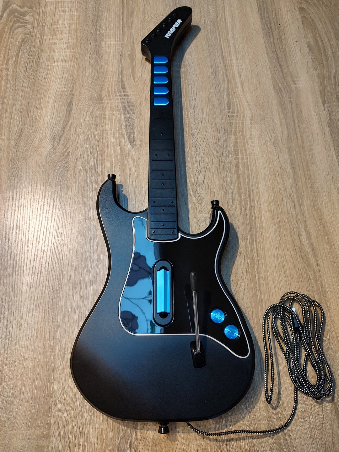 Modded Kramer Guitar Hero Controller With Mech Frets ,pi Pico and More ...
