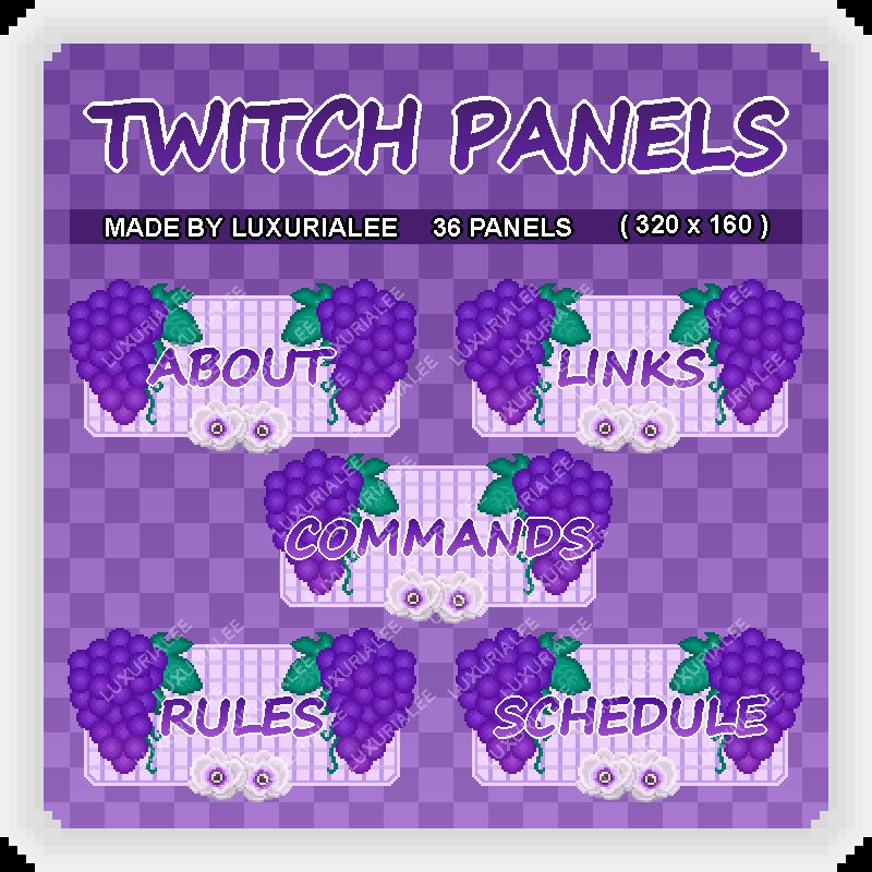 Twitch Panel Cottage - Etsy