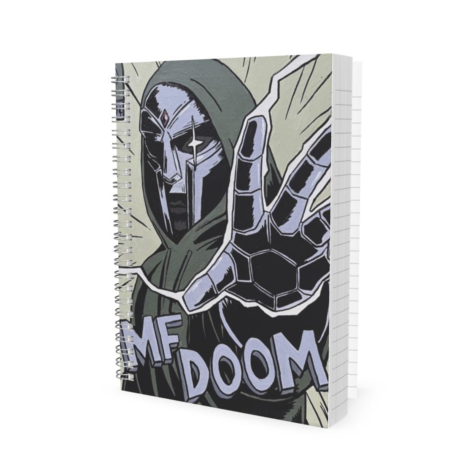 MF DOOM Spiral Notebook - Etsy