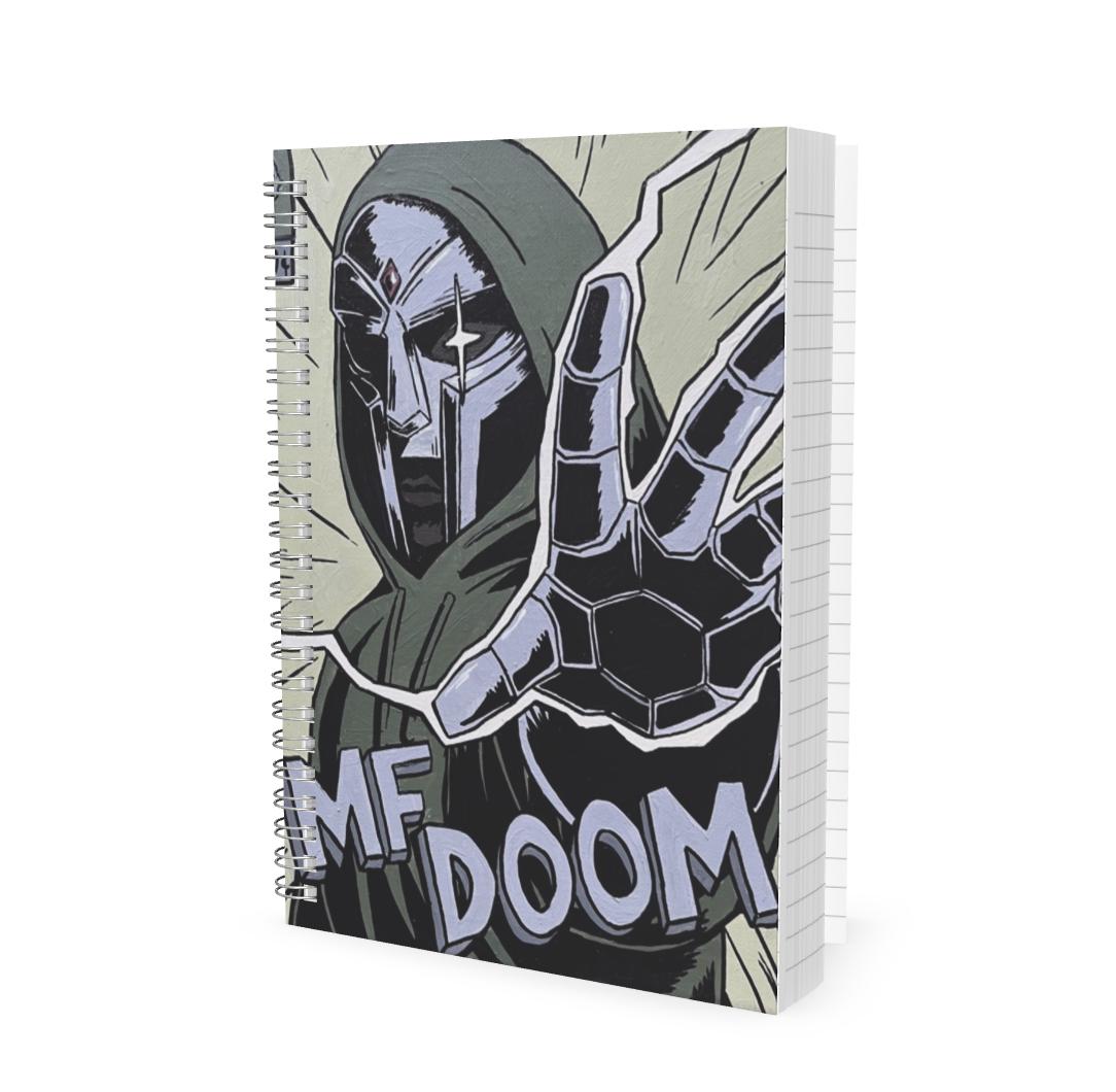 MF DOOM Spiral Notebook - Etsy