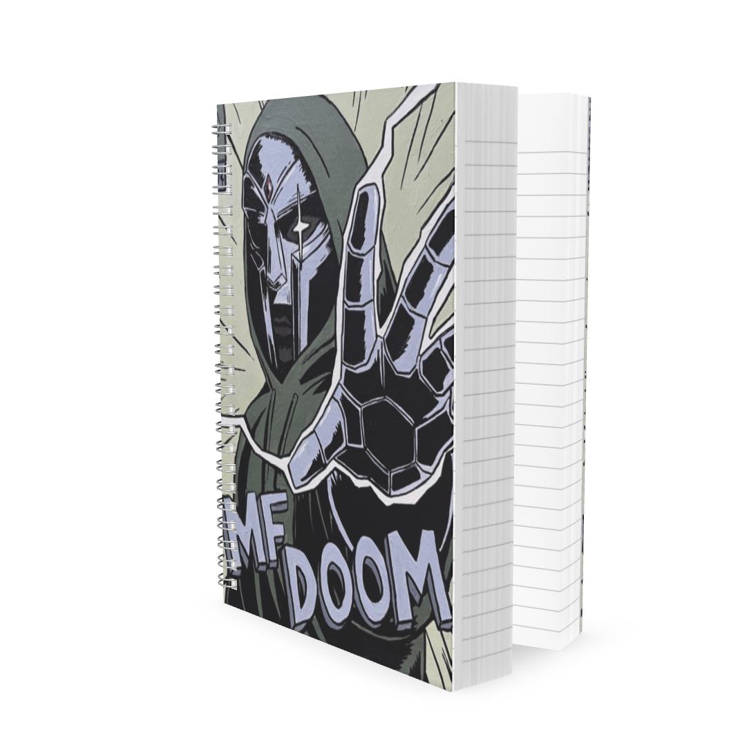 MF DOOM Spiral Notebook - Etsy