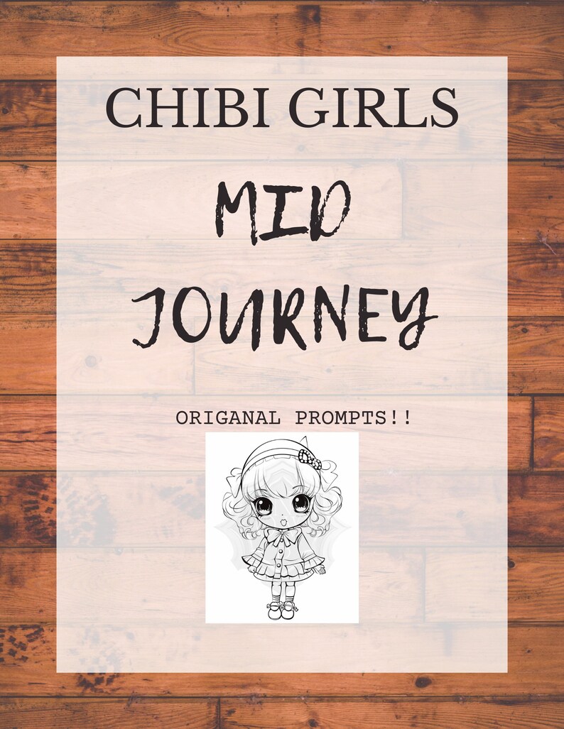 CHIBI GIRLS Mid Journey PROMPTS 3 for the Price of 2 Plus Examples Dont ...