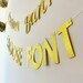 Custom Glitter Banner Personalized Script Glitter Sign String Letter ...