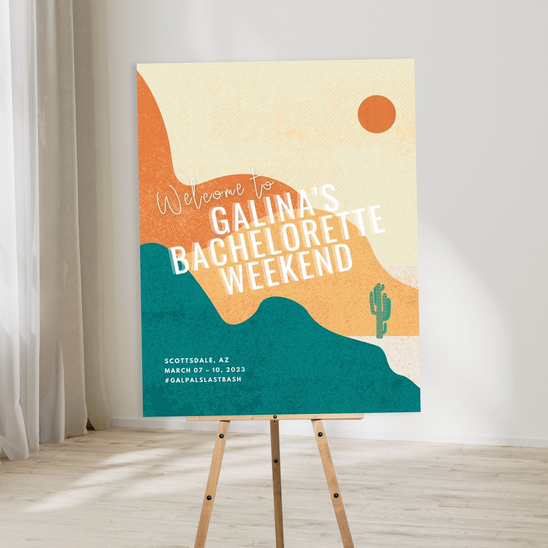 Unique Desert-inspired Bachelorette Party Decoration for Desert-themed ...
